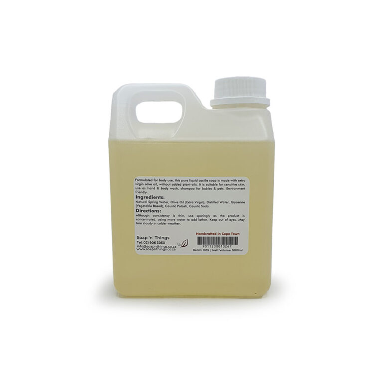 Pure Liquid Castile Soap, Bulk, Unscented, 100% Extra Virgin Olive Oil ...